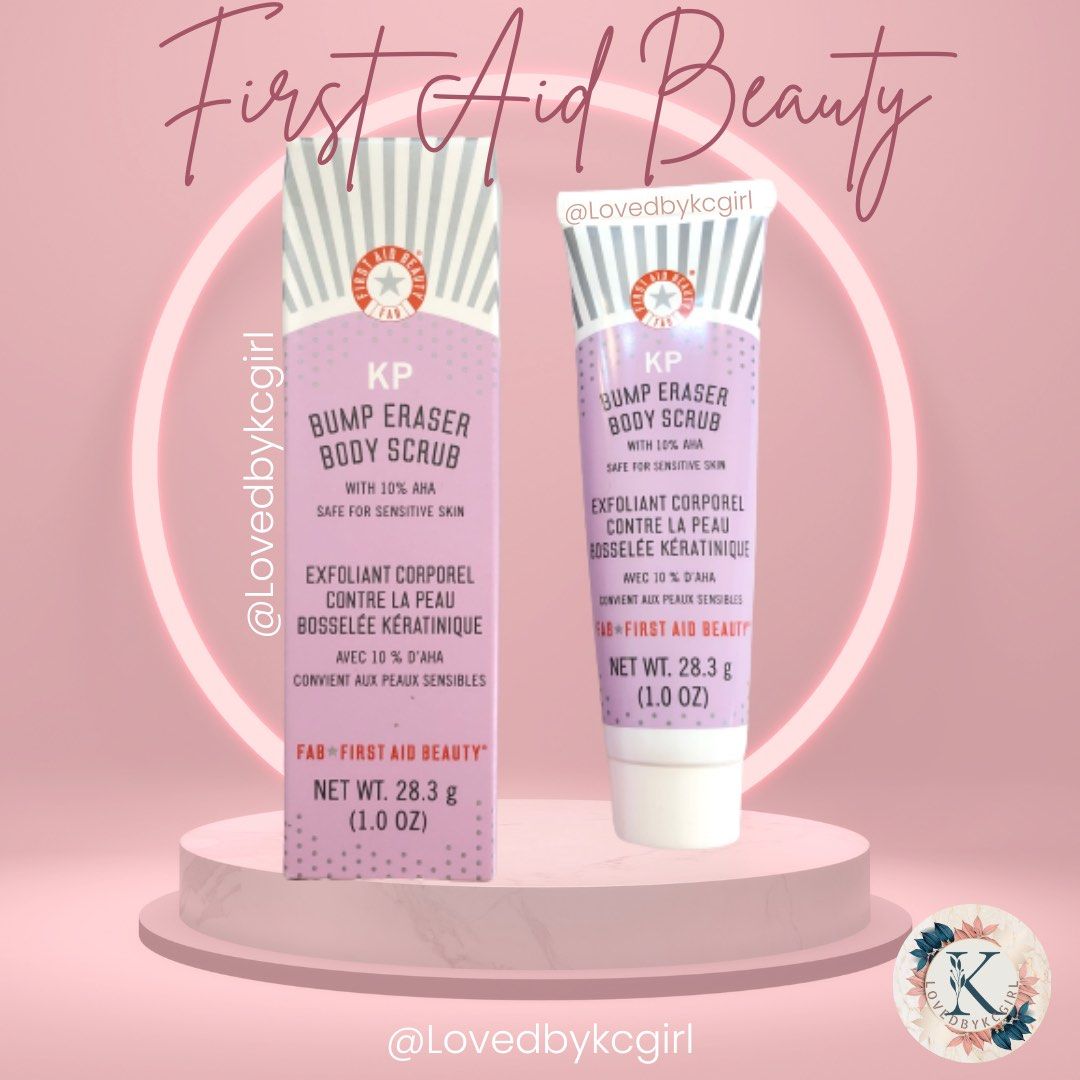 First Aid Beauty KP Bump Eraser Body scrub with 10% AHA, Beauty ...