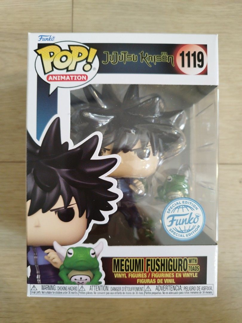 Funko Pop - Animation Jujutsu Kaisen Megumi Fushiguro with toads ...