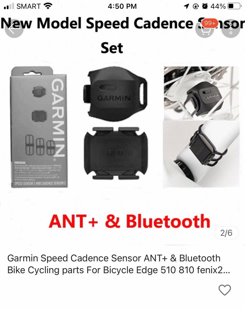 Garmin Speed Cadence Sensor bluetooth, Computers & Tech, Parts ...