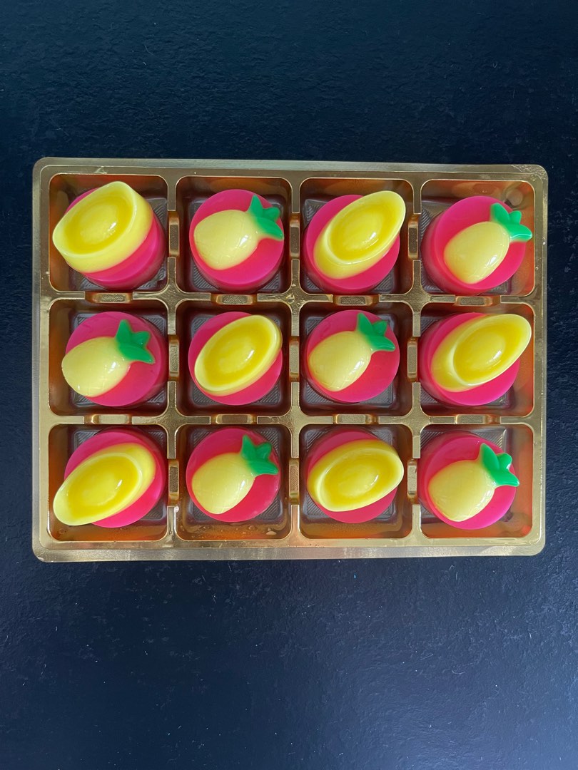 Gold Ingots/Pineapples Agar Agar Jelly, Food & Drinks, Homemade Bakes ...