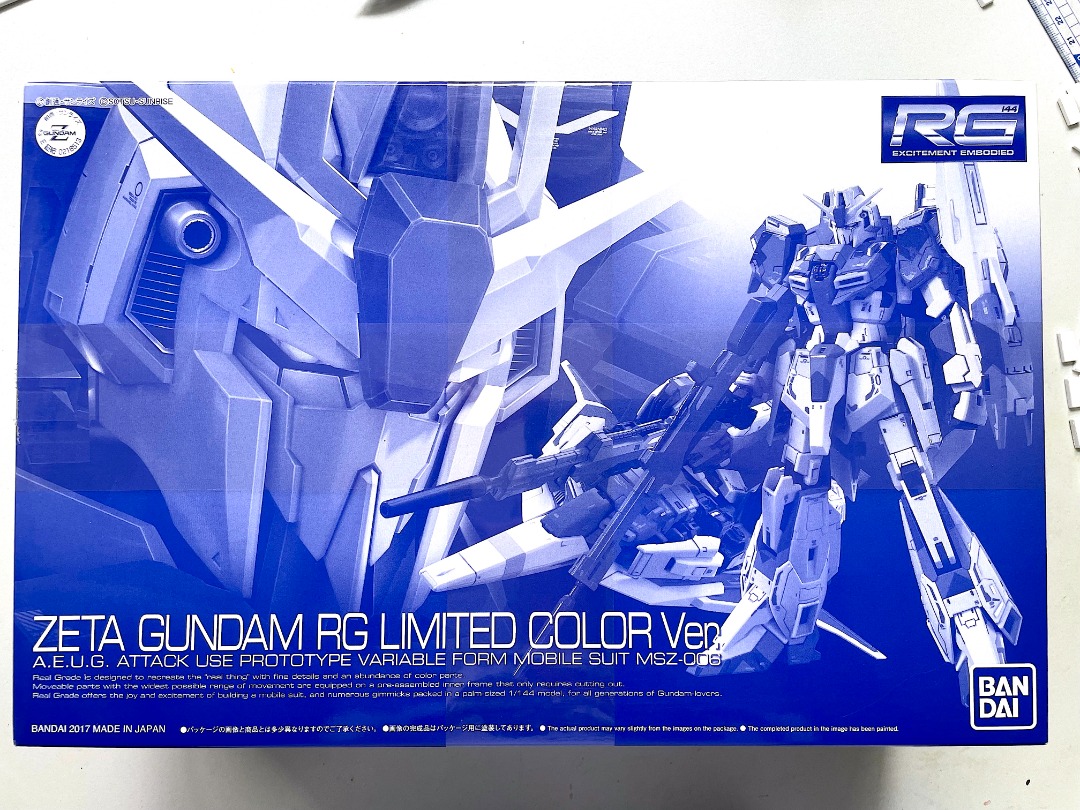 Gundam_RG Zeta Gundam RG Limited Color, 興趣及遊戲, 玩具 & 遊戲類 - Carousell