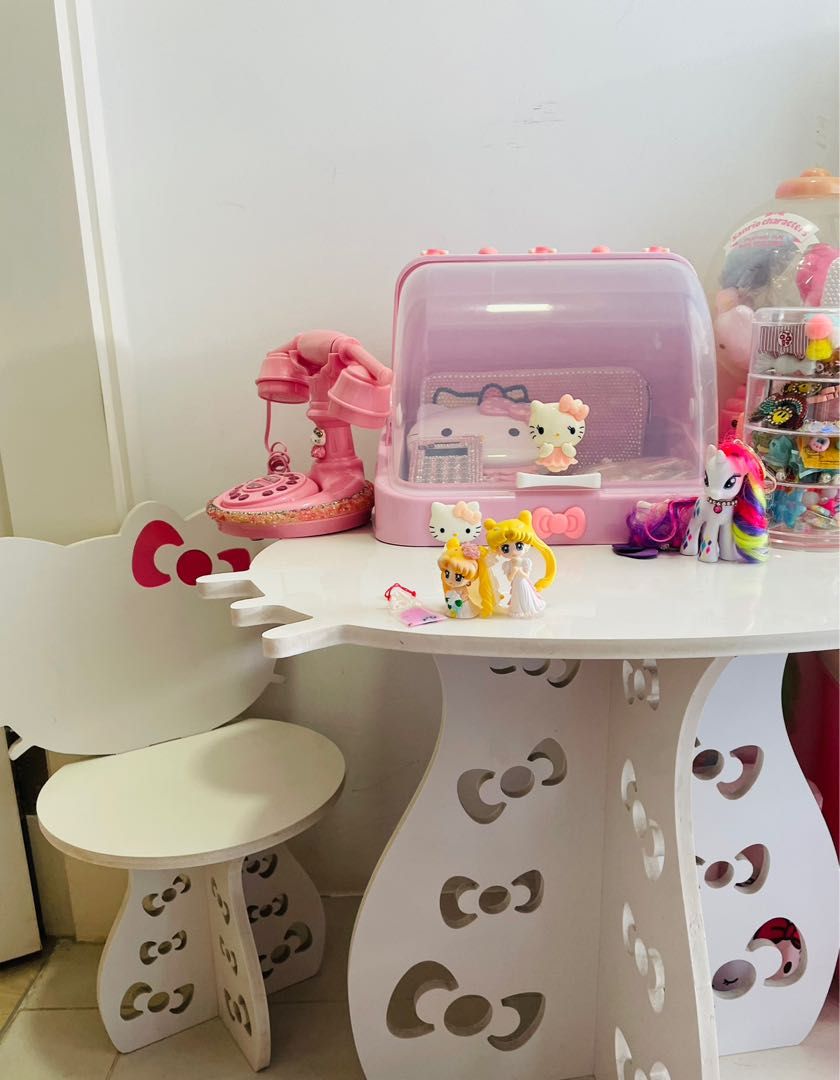 Hello kitty, Furniture & Home Living, Furniture, Tables & Sets on Carousell