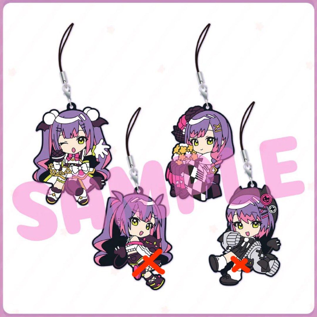 Hololive Tokoyami Towa 2nd Anniversary Celebration Rubber Strap ...