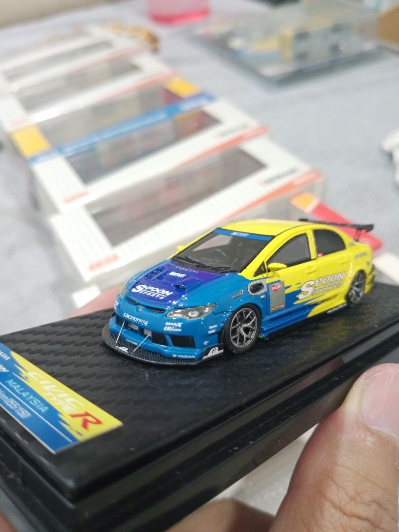 Honda Civic FD Spoon 1/64, Hobbies & Toys, Collectibles & Memorabilia ...