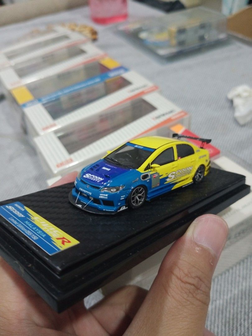Honda Civic FD Spoon 1/64, Hobbies & Toys, Collectibles & Memorabilia ...