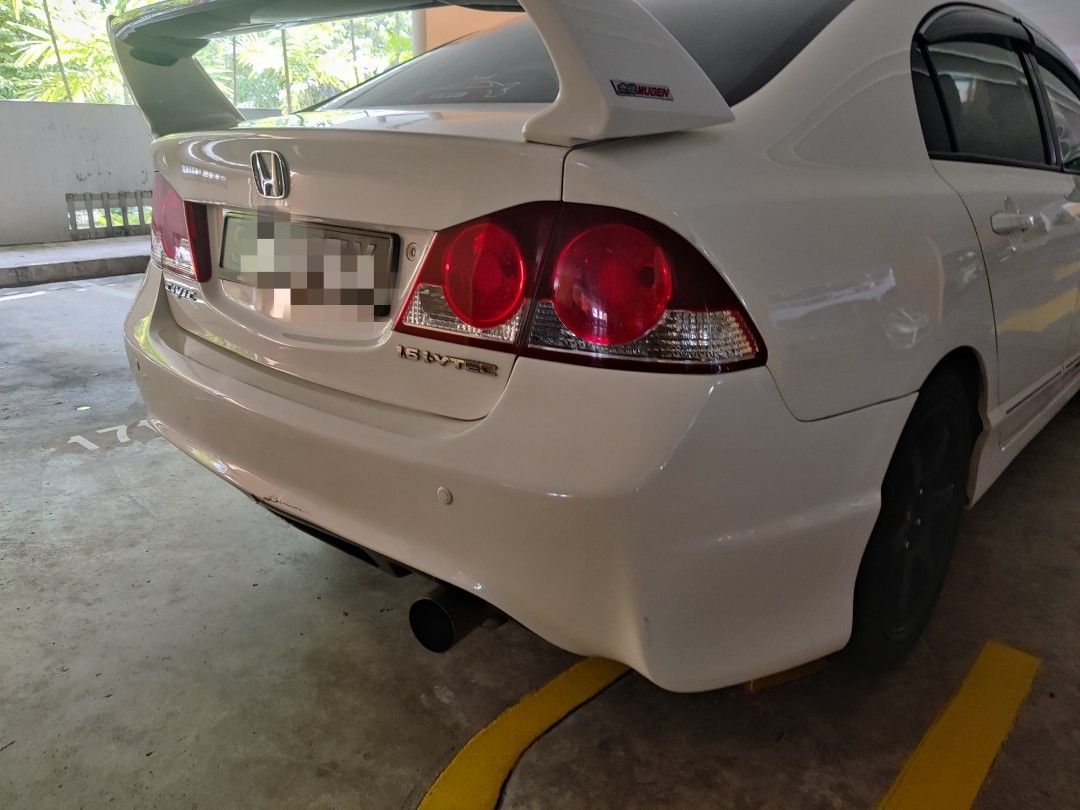Honda Civic FD Type R Style Rear Bumper, Car Accessories, Accessories ...