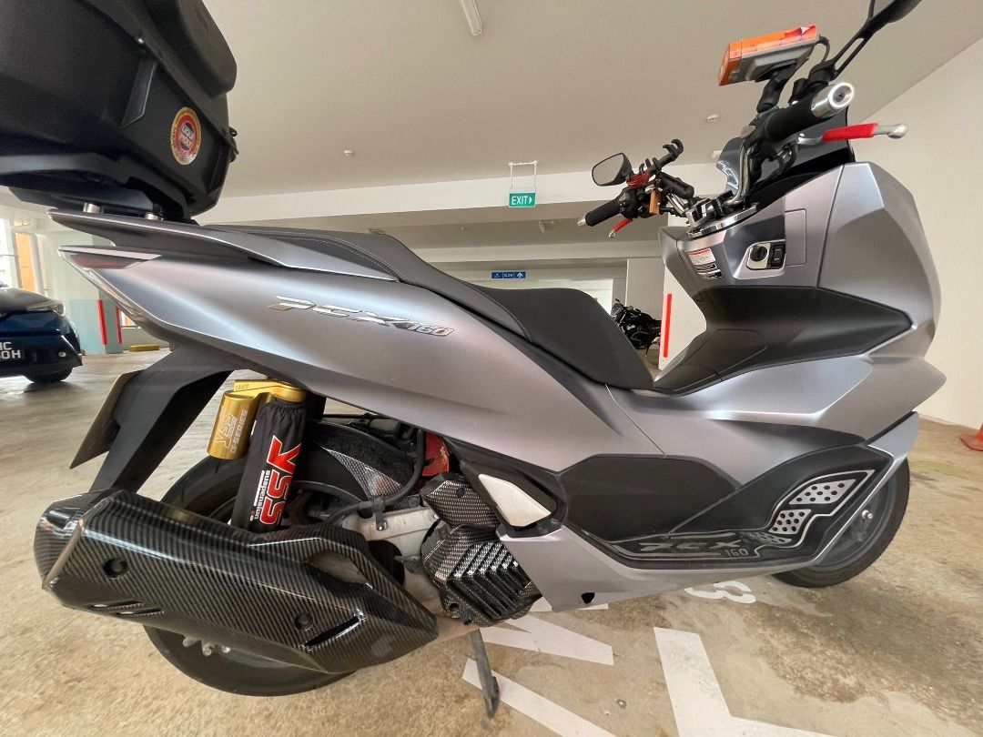 Honda Pcx 160, Motorcycles, Motorcycles for Sale, Class 2B on Carousell