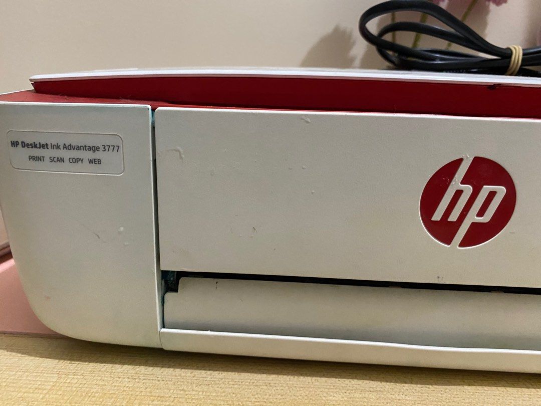 HP Deskjet 3777 wireless printer, Computers & Tech, Printers, Scanners ...