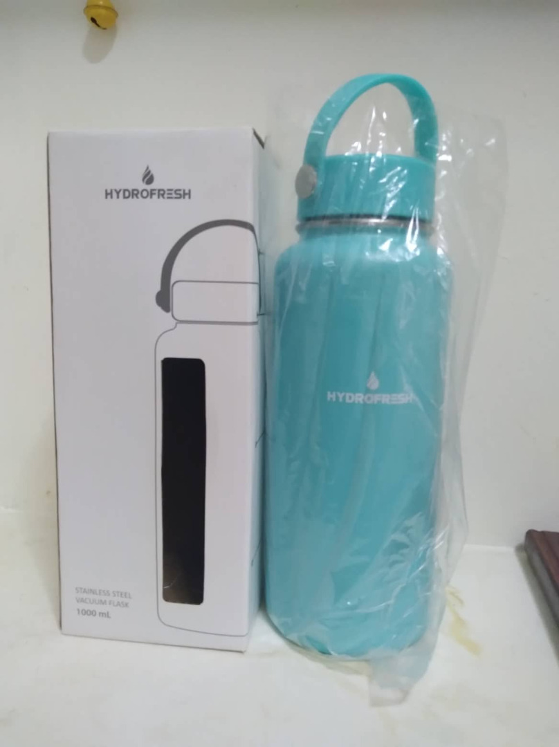 Hydro Fresh Vacuum Flask - Stainless steel tumbler 1Liter, Furniture ...