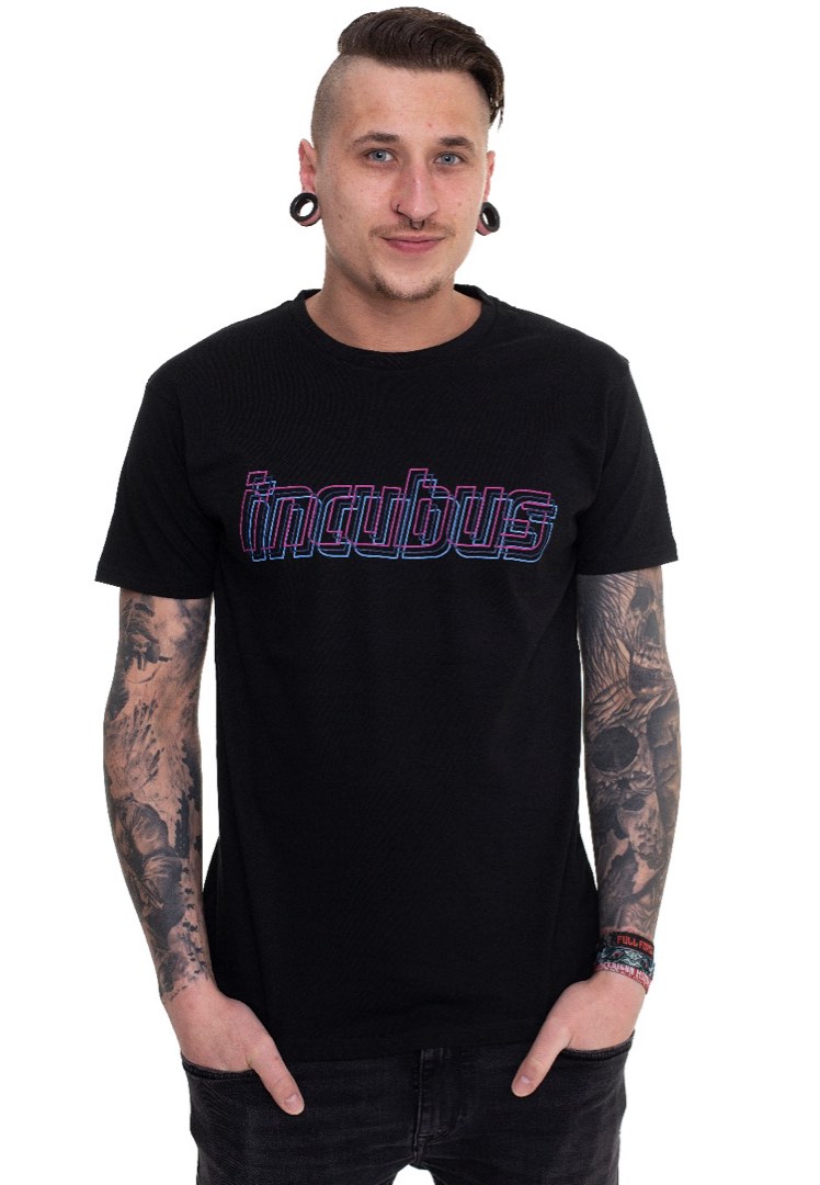 Incubus Trippy Neon Official Merchandise, Men's Fashion, Tops & Sets ...