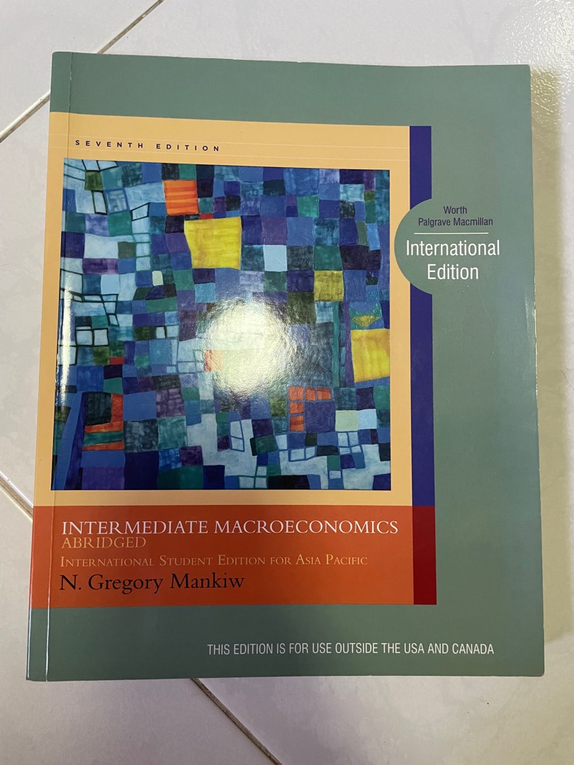 Intermediate Macroeconomics abridged seventh edition, Hobbies & Toys ...