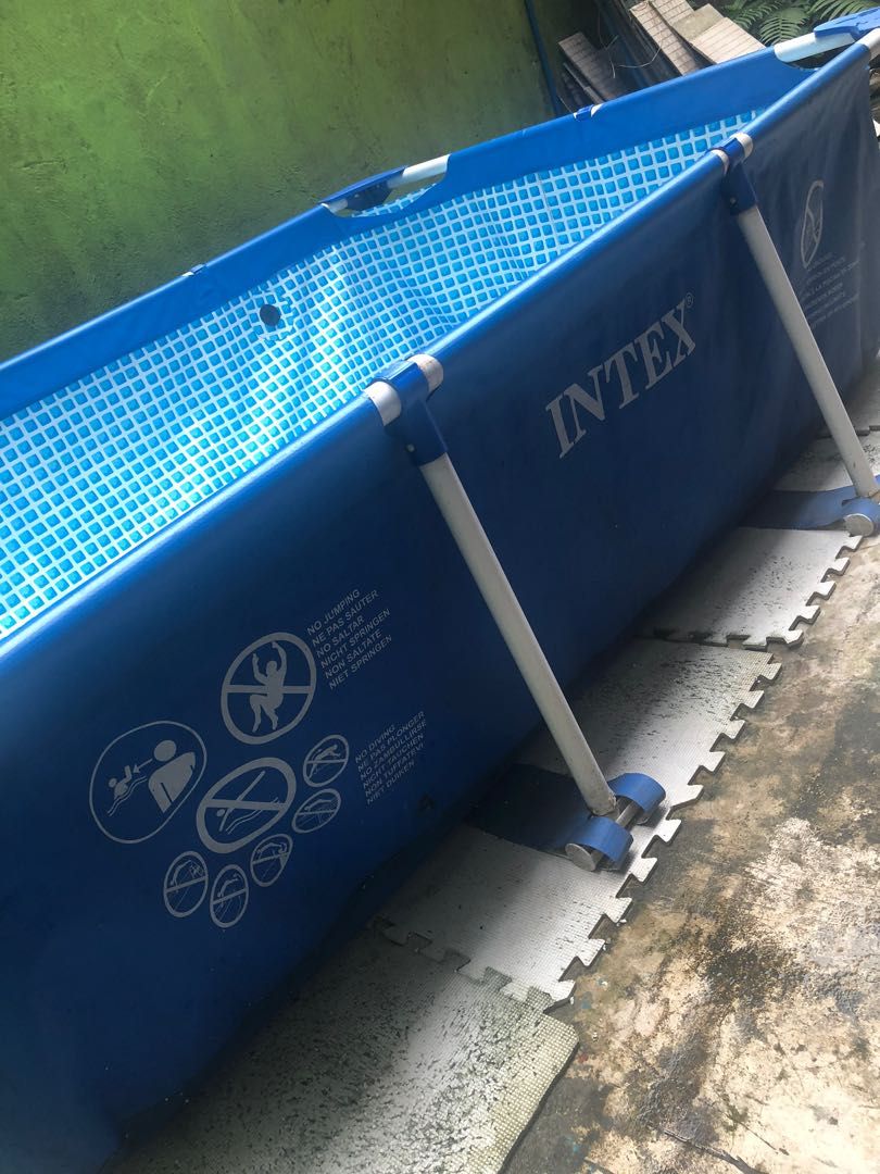Intex portable pool 2.6m, Sports Equipment, Sports & Games, Water ...