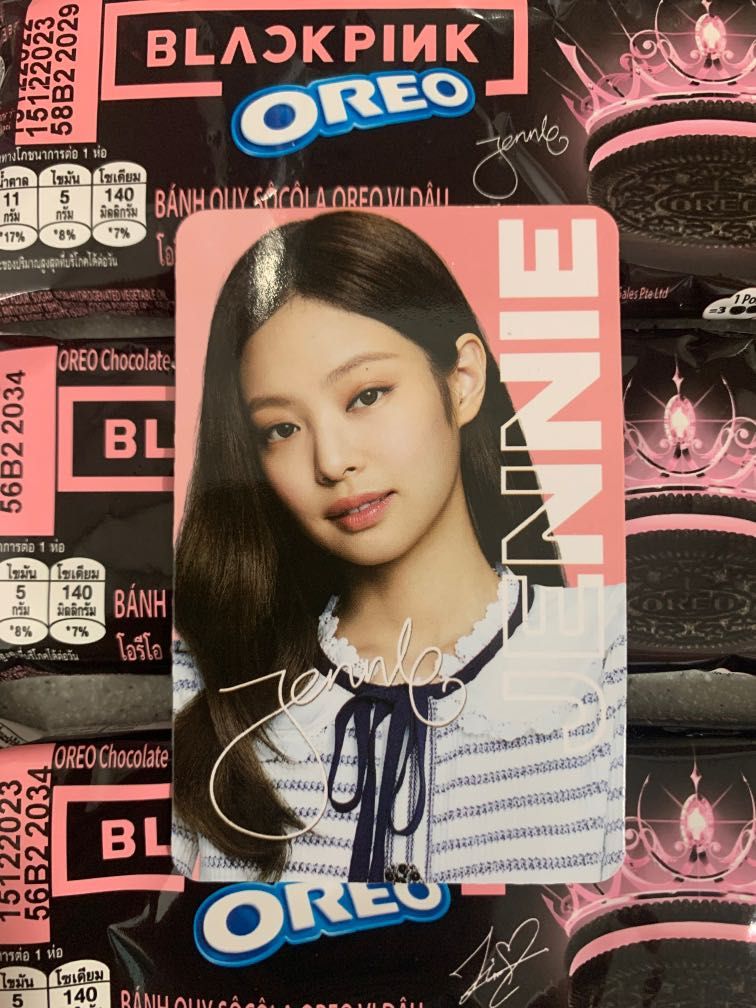 jennie blackpink oreo photocard pc 07 seven, Hobbies & Toys ...