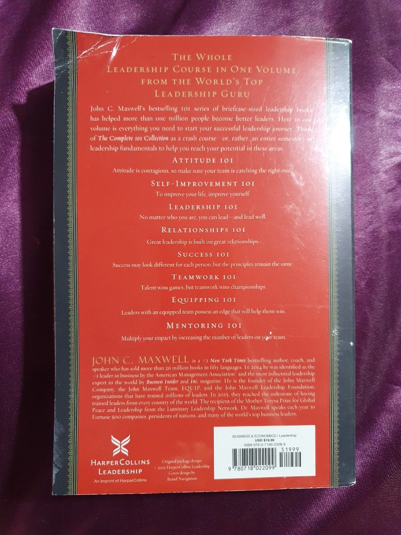 John C. Maxwell The Complete 101 Collection, Hobbies & Toys, Books ...