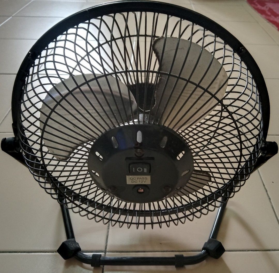 Kipas Kecil Logam 12VDC (Small Metal Fan) 8 Inci, Furniture & Home ...