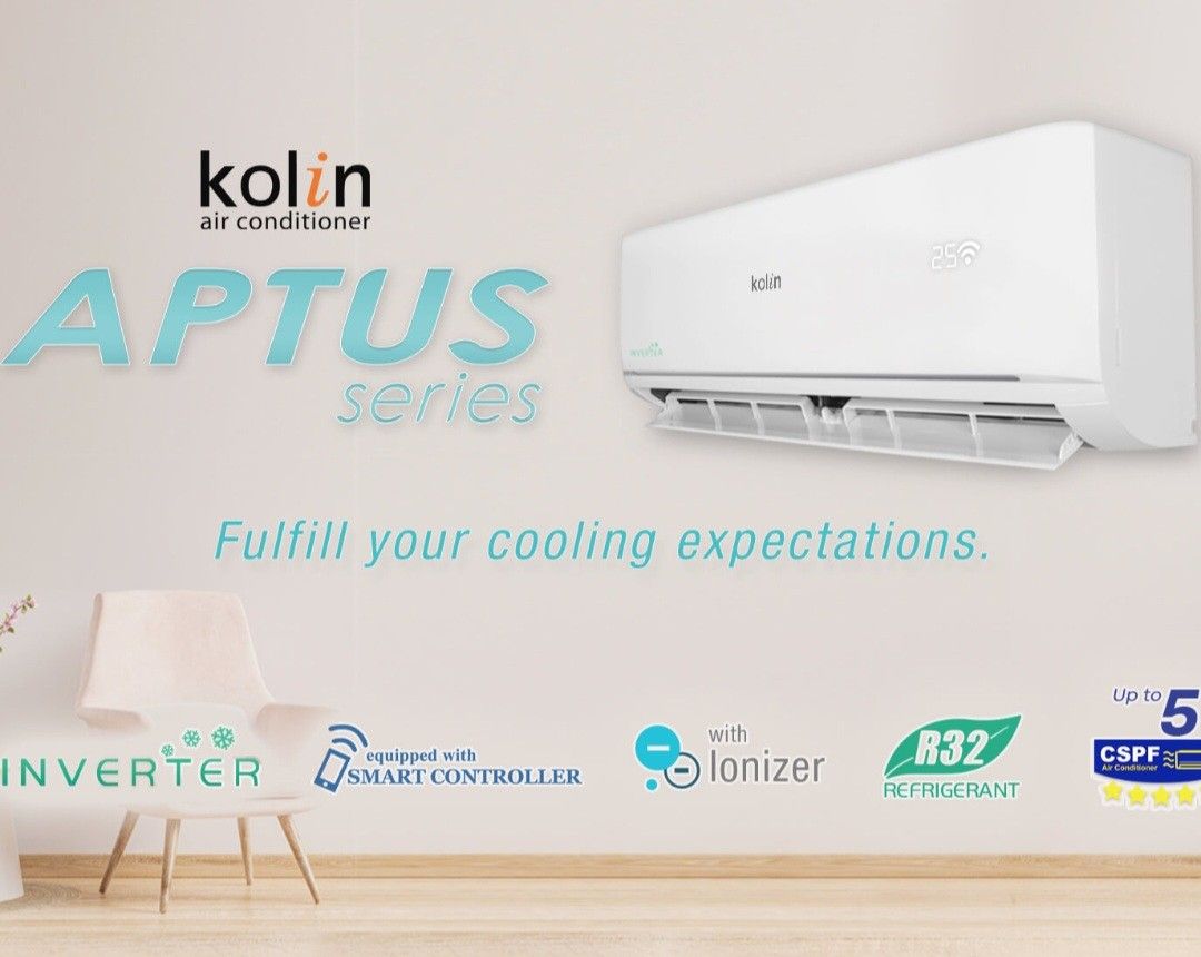 KOLIN STANDARD APTUS SERIES w/ WIFI CONTROLLER INVERTER | FREE ...