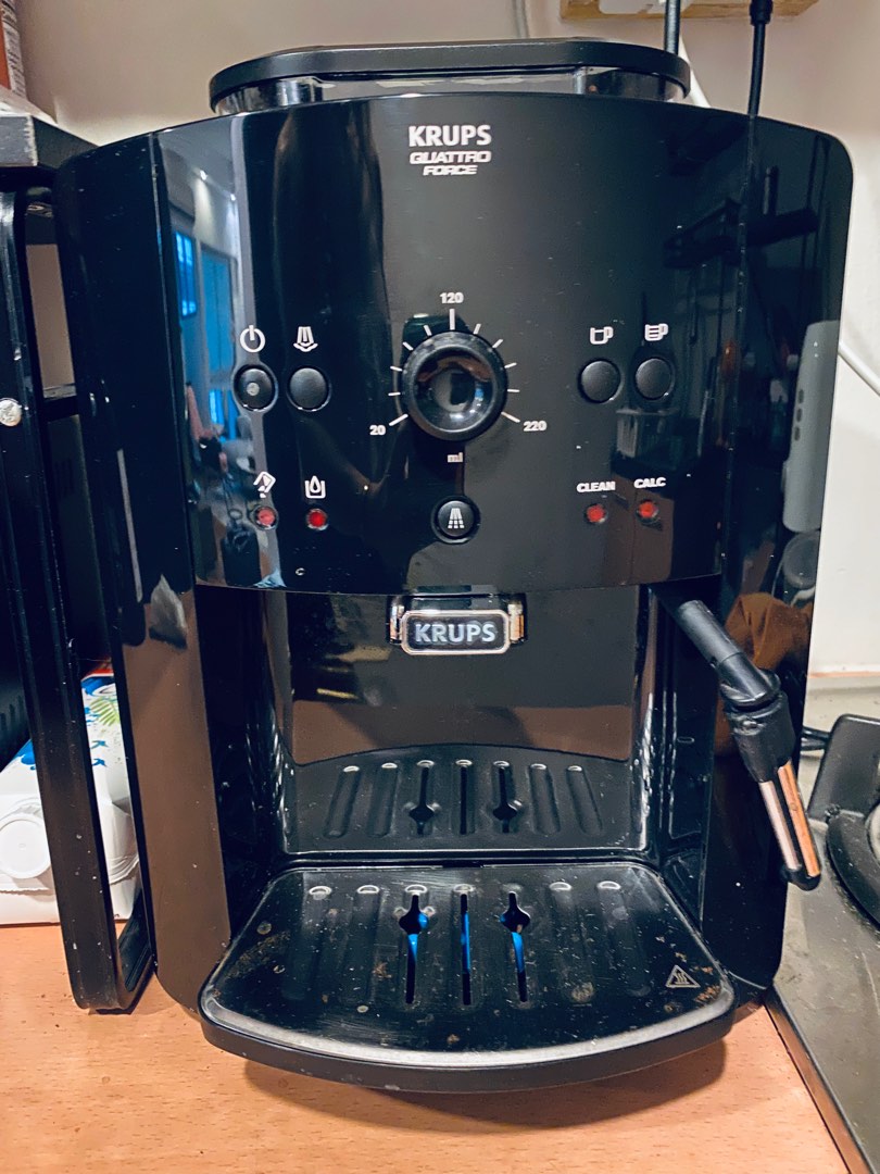 Krups Quatro Force Espresso Arabica Coffee Machine Fully Automatic Bean ...
