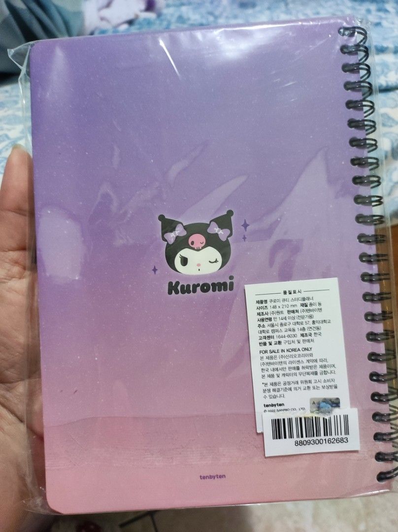 Sanrio Kuromi collection planner and notebook, Hobbies & Toys ...