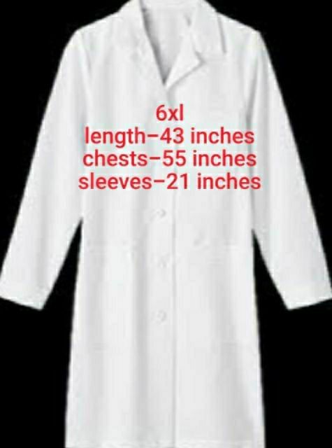 Lab gown laboratory gown thick katrina xs to 6xl plus size, Health ...
