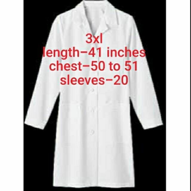 Lab gown laboratory gown thick katrina xs to 6xl plus size, Health ...