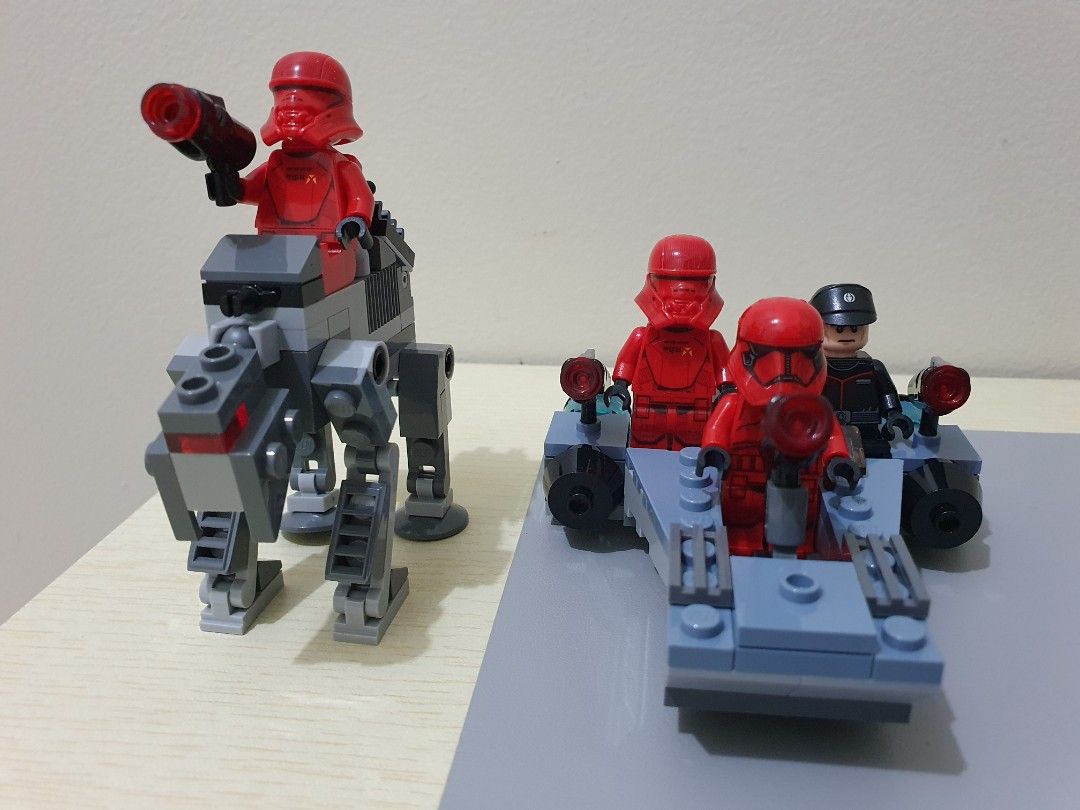 Lego 75266 Sith Troopers Battle Pack + Modified Heavy Assault Walker ...