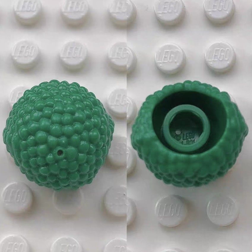 Lego 87995 Green Hair Bubble Style (Afro) 41711 Clown 樂高 綠色 爆炸頭 小丑 頭髮 ...
