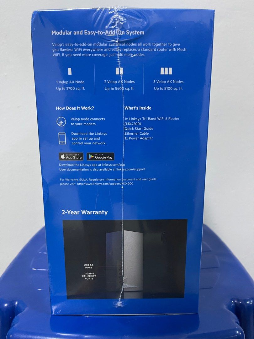 Linksys Velop Wifi 6 Whole Home Mesh System Computers And Tech Parts And Accessories Networking