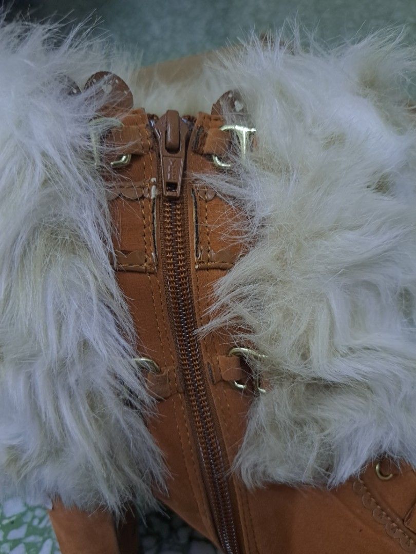 Liz lisa fluffy pump boots, Women's Fashion, Footwear, Heels on Carousell