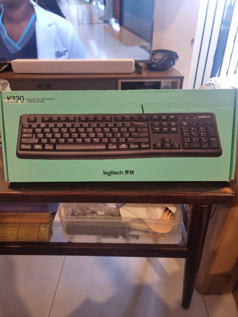 Logitech KEYBOARD K120 Plug-and-Play USB Keyboard, Computers & Tech, Parts & Accessories ...