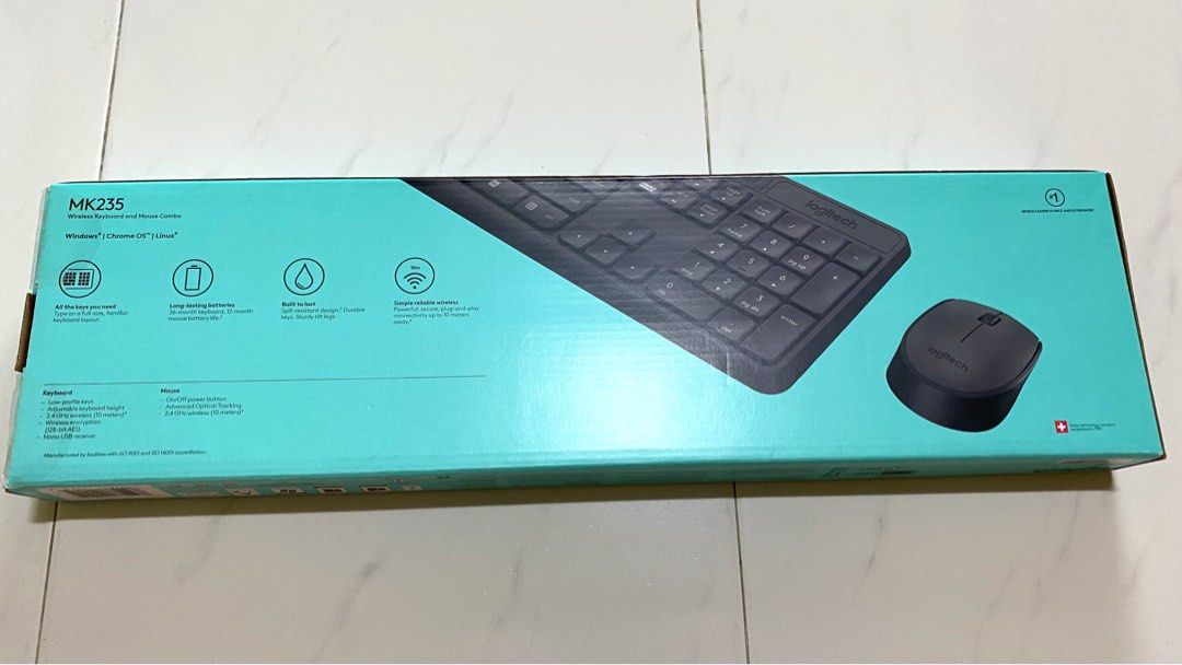 Logitech Mk235 Wireless Keyboard And Mouse Computers And Tech Parts And Accessories Computer