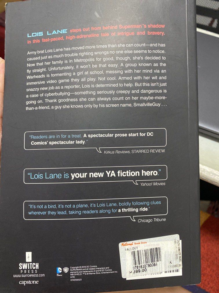 LOIS LANE FALLOUT BY GWENDA BOND ( PRE-LOVED BOOK), Hobbies & Toys ... LOIS LANE FALLOUT BY GWENDA BOND ( PRE-LOVED BOOK), Hobbies & Toys ...