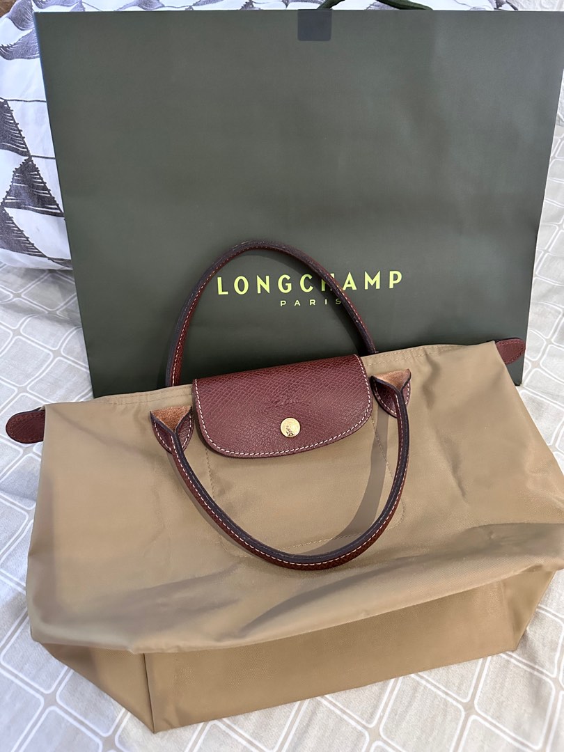 Longchamp Le Pliage Small Short Handle, Luxury, Bags & Wallets on Carousell