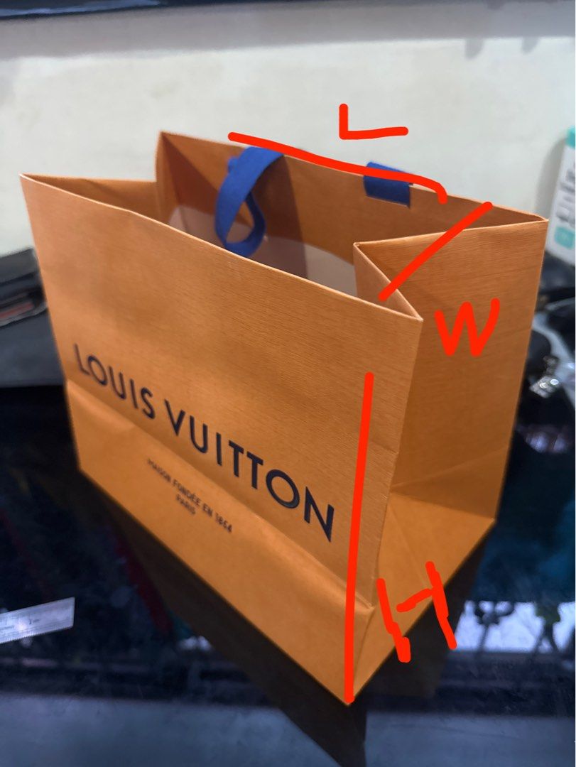 Louis Vuitton LV Paper Bag for Gifting , Luxury, Accessories on Carousell