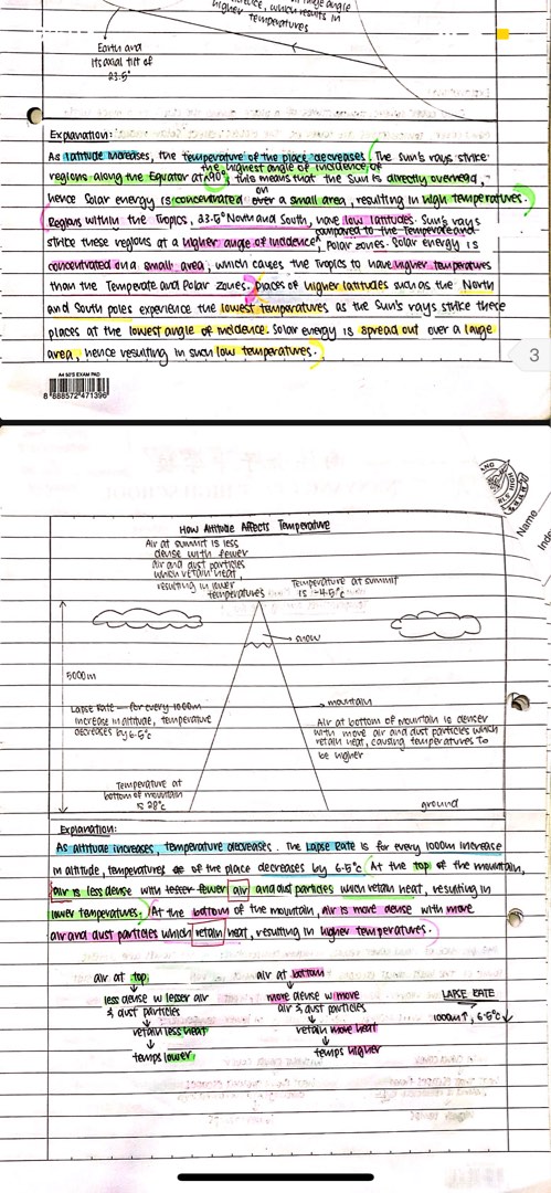 Lower Sec (1/2) Geography Notes (20 pages), Hobbies & Toys, Books ...