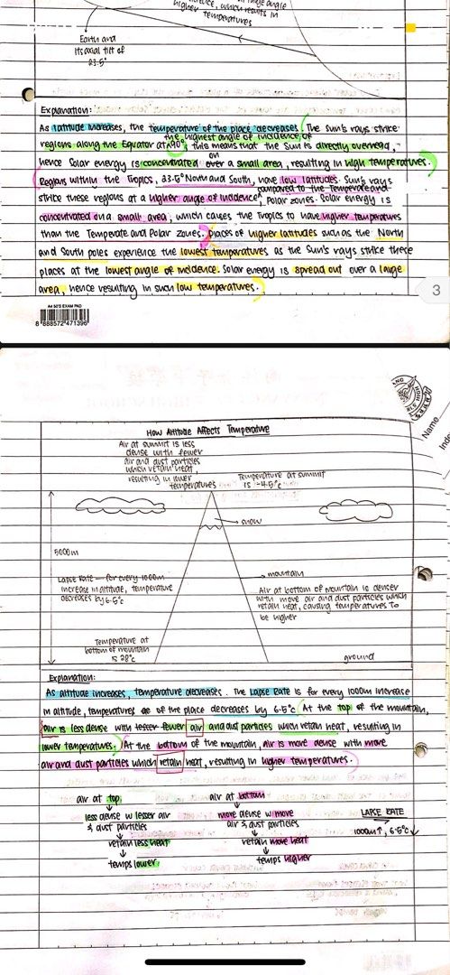 Lower Sec (1/2) Geography Notes (15 pages), Hobbies & Toys, Books ...