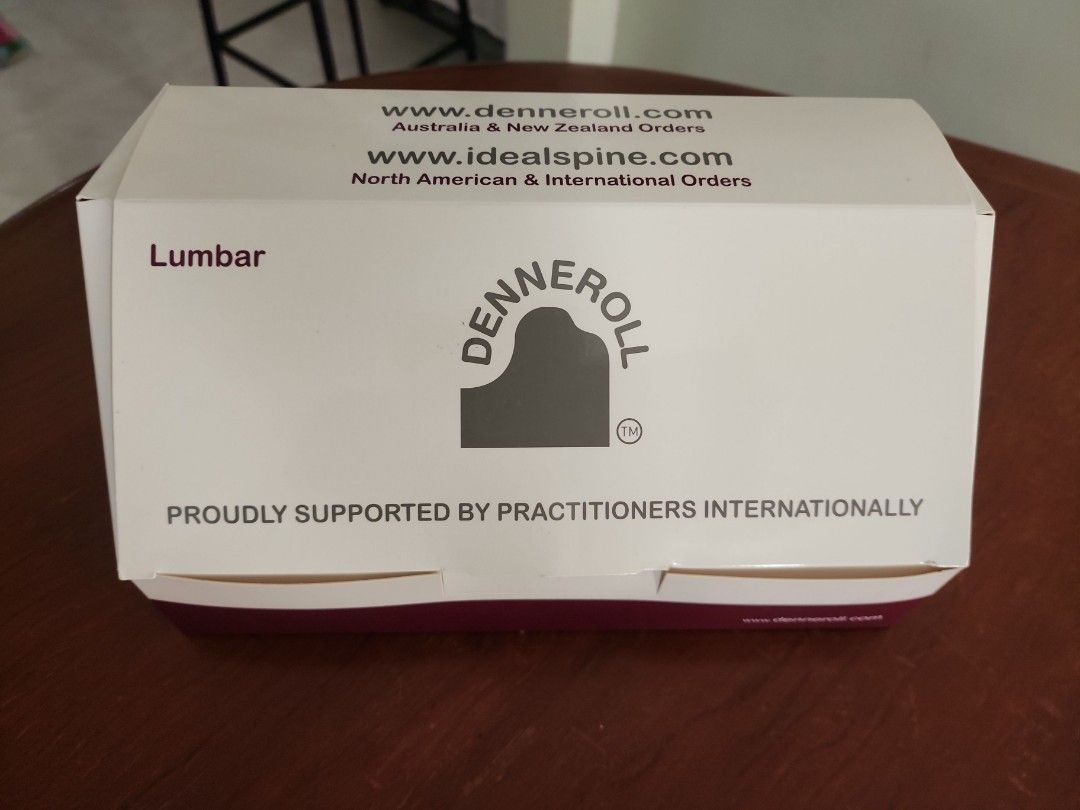 Lumbar denneroll, Health & Nutrition, Massage Devices on Carousell