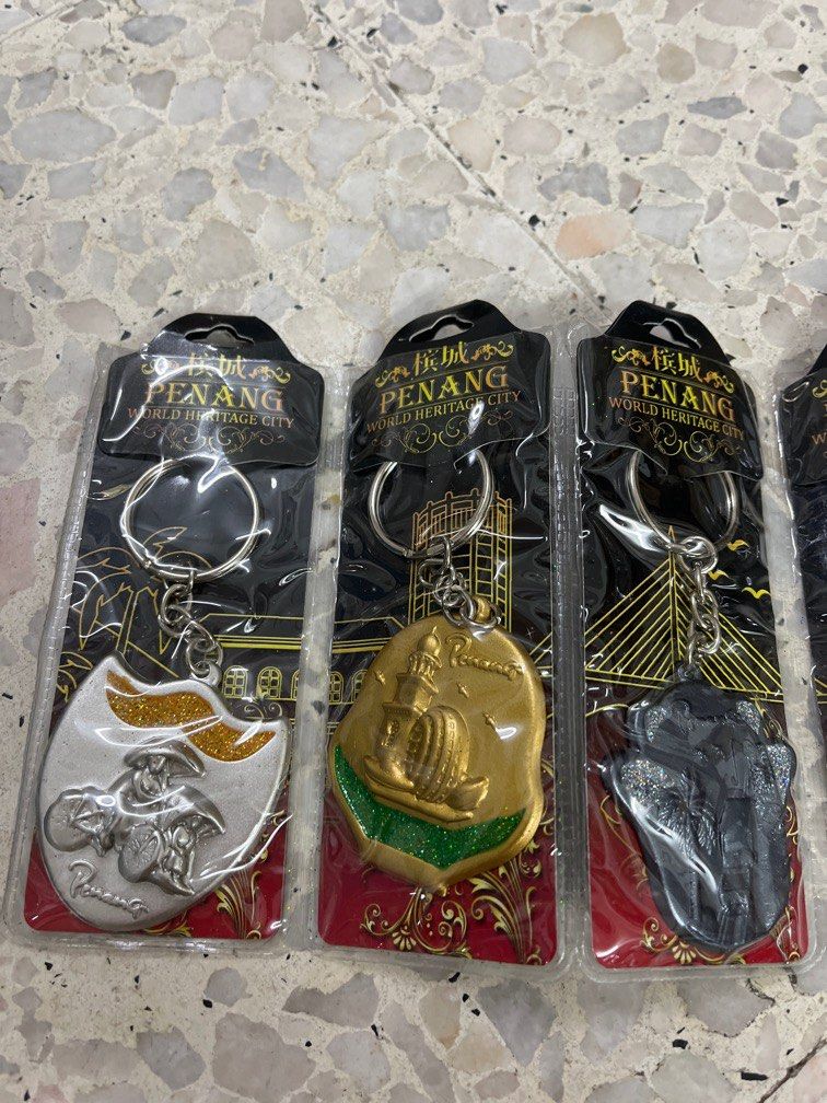 Malaysia Penang Key chains and magnet, Hobbies & Toys, Collectibles ...
