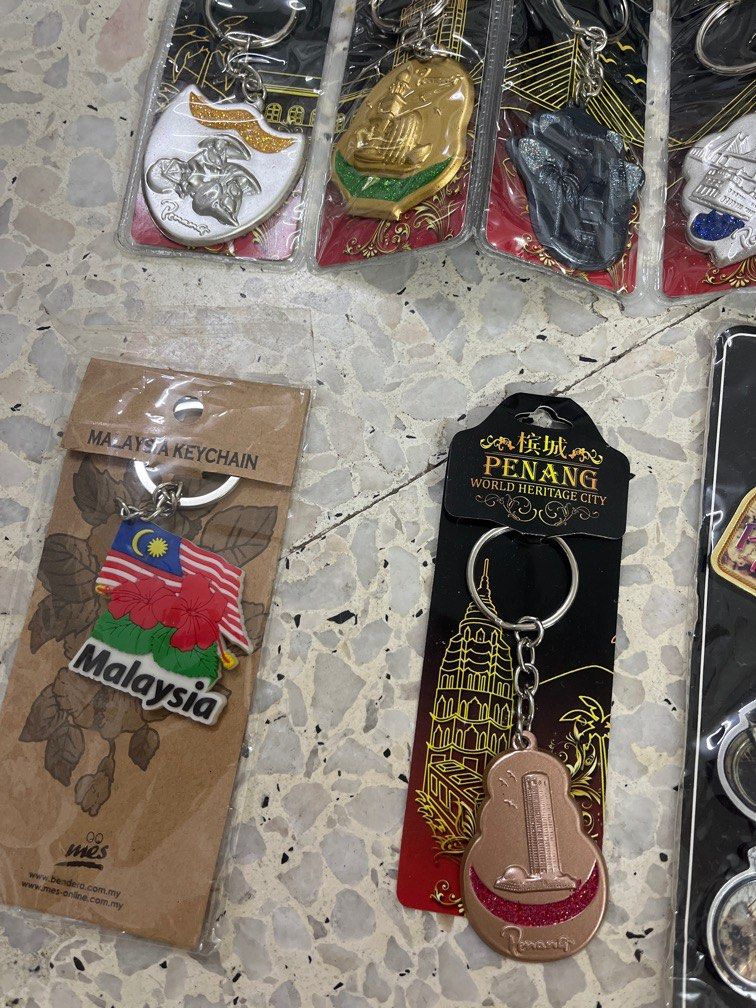 Malaysia Penang Key chains and magnet, Hobbies & Toys, Collectibles ...