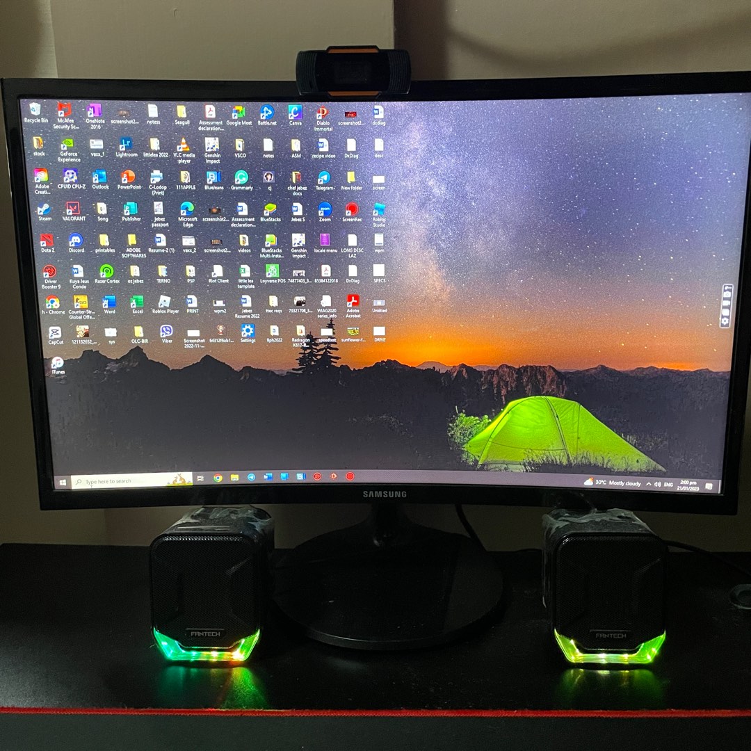 Mid Gaming Computer Set (Curved Monitor), Computers & Tech, Desktops on ...