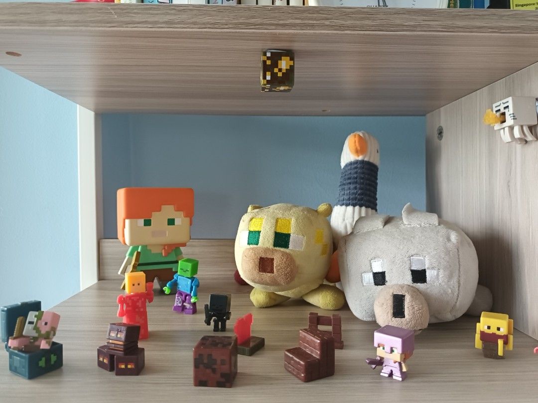 MINECRAFT FIGURINES TOYS MINI INTERACTIVE FIGURES MOJANG NETHER ...