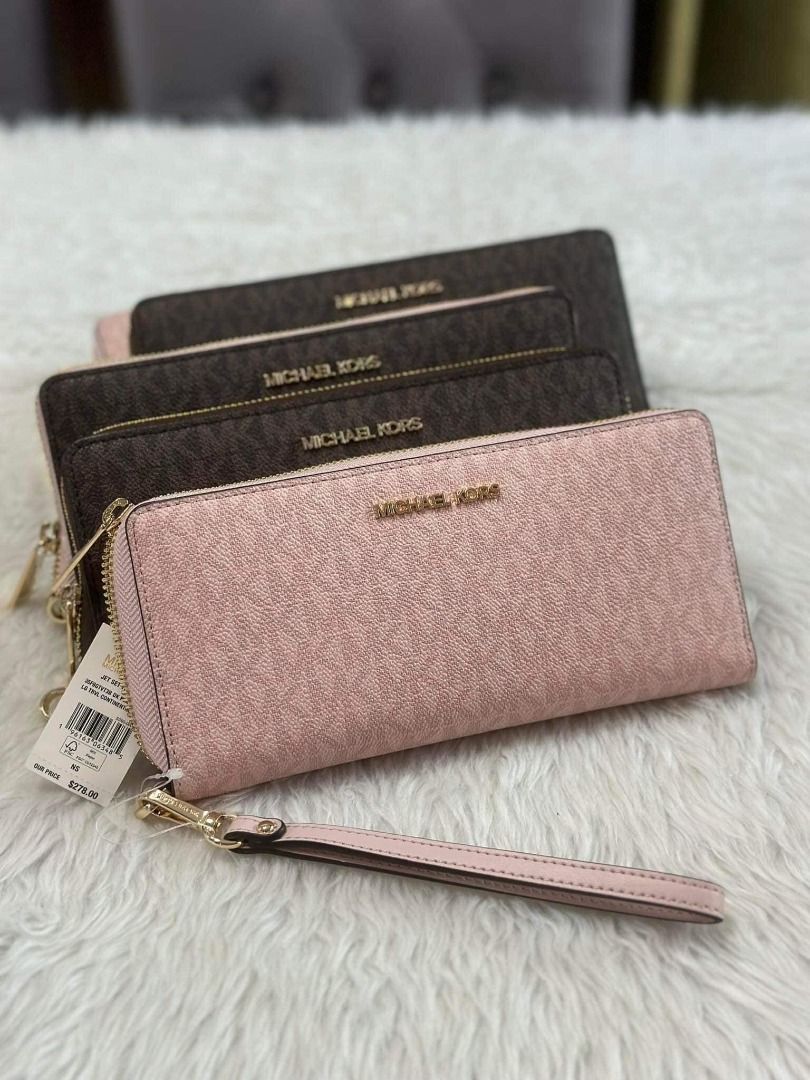 MK CONTINENTAL WALLET, Women's Fashion, Bags & Wallets, Wallets & Card ...