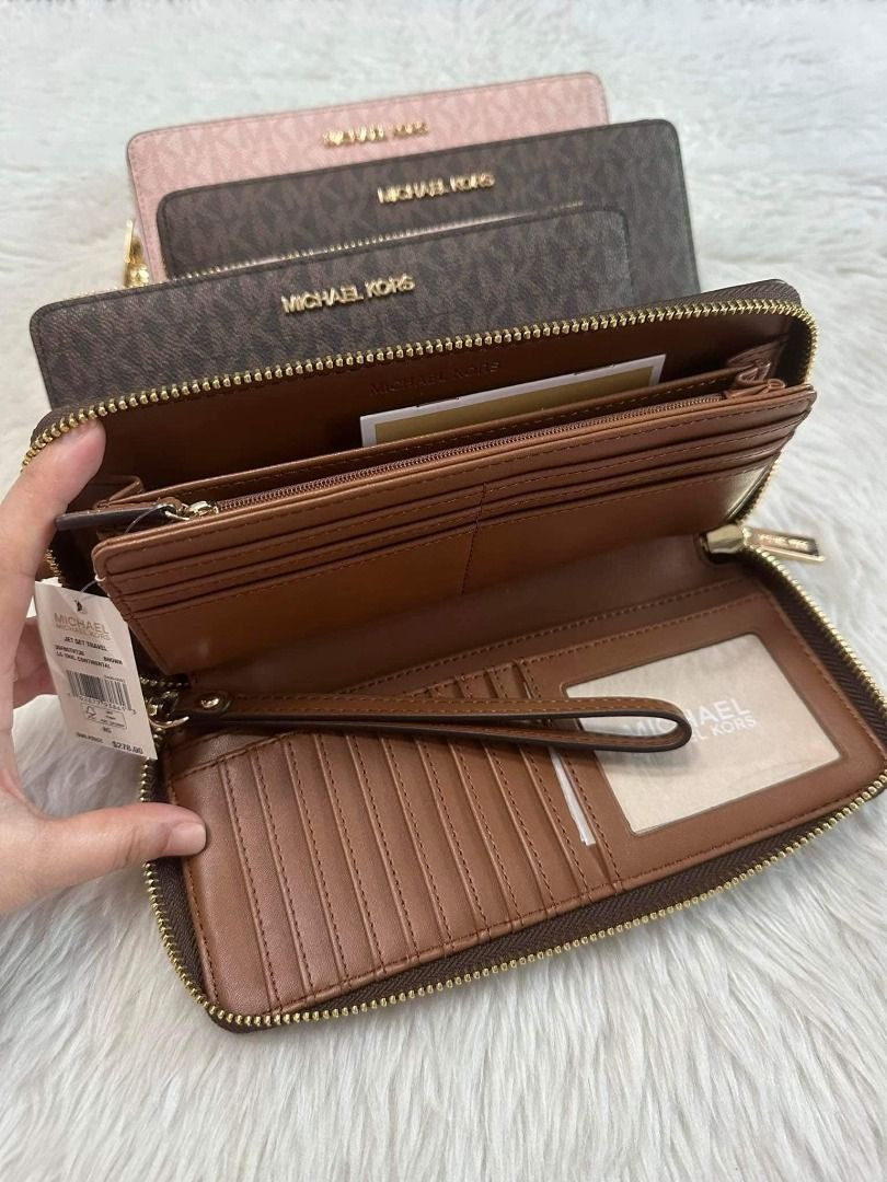 MK CONTINENTAL WALLET, Women's Fashion, Bags & Wallets, Wallets & Card ...