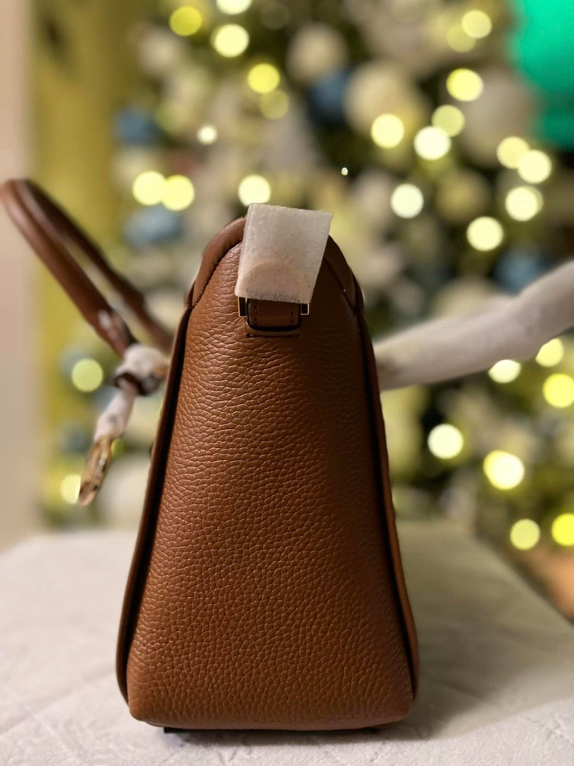 MK MED CARINE PLAIN BROWN, Women's Fashion, Bags & Wallets, Cross-body ...