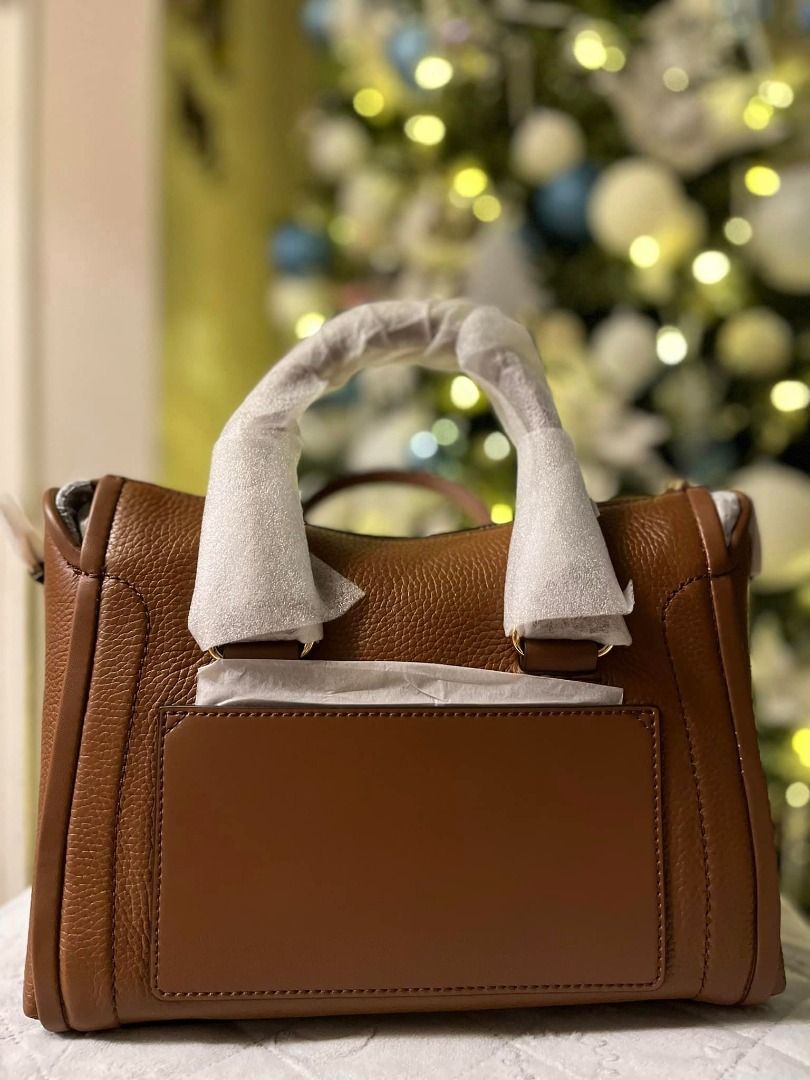 MK MED CARINE PLAIN BROWN, Women's Fashion, Bags & Wallets, Cross-body ...