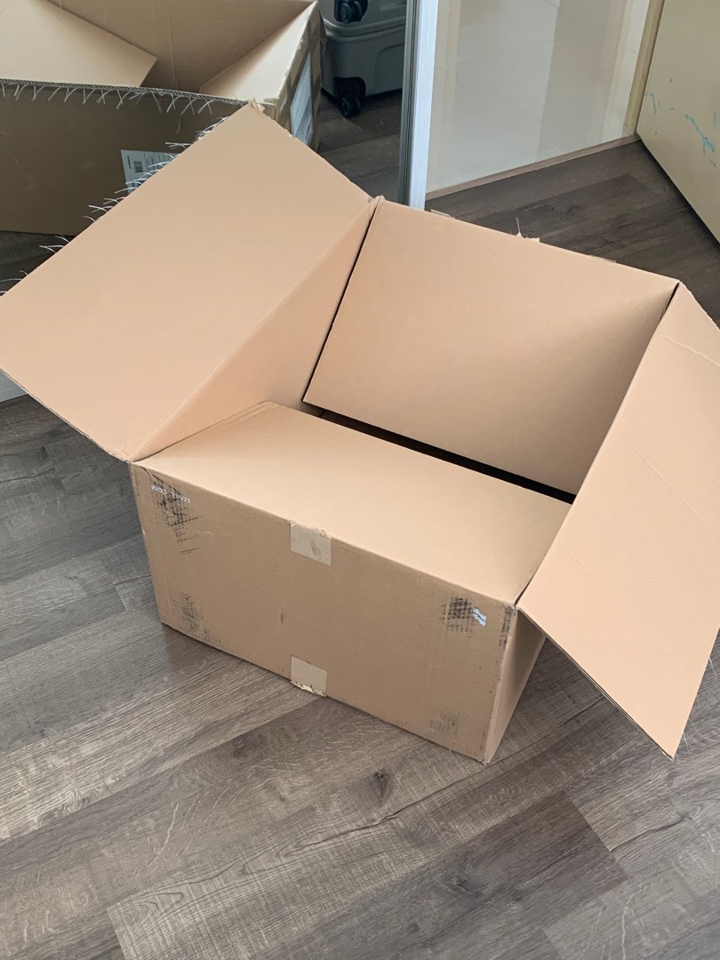 Moving box/ carton box, Furniture & Home Living, Home Improvement ...