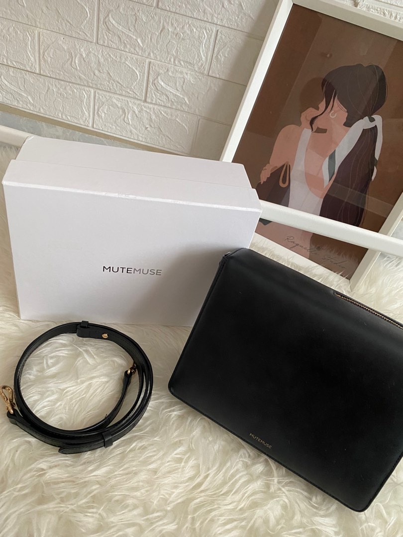 MuteMuse Bag in Black, Women's Fashion, Bags & Wallets, Shoulder Bags on Carousell