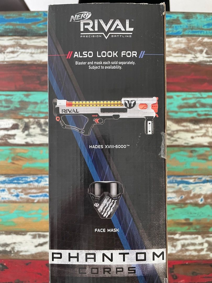 Nerf Rival Hera MXVII 1200 Combat Blaster, White, Hobbies & Toys, Toys ...