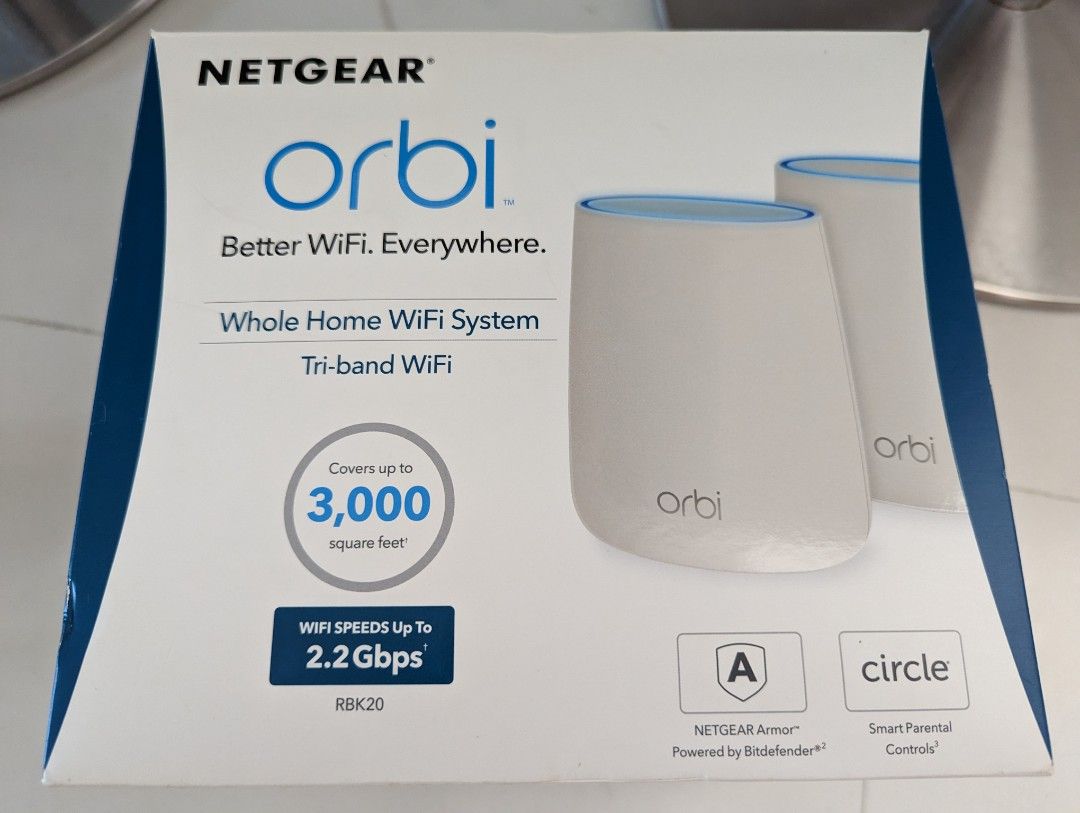 Netgear Orbi Mesh Router Computers Tech Parts Accessories Networking On Carousell