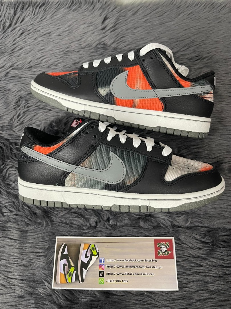 Nike Dunk Low Retro RPM Graffiti Black, Men's Fashion, Footwear ...