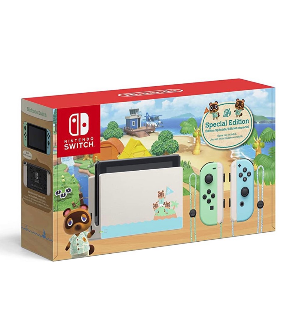 Nintendo Switch Console Animal Crossing New Horizon Special Edition ...